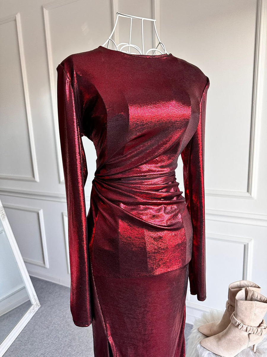 Rochie Eleganta Anyna Red– Pretty-Brands